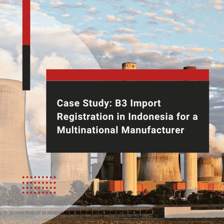 Import Notification for B3 Goods in Indonesia: A Case Study